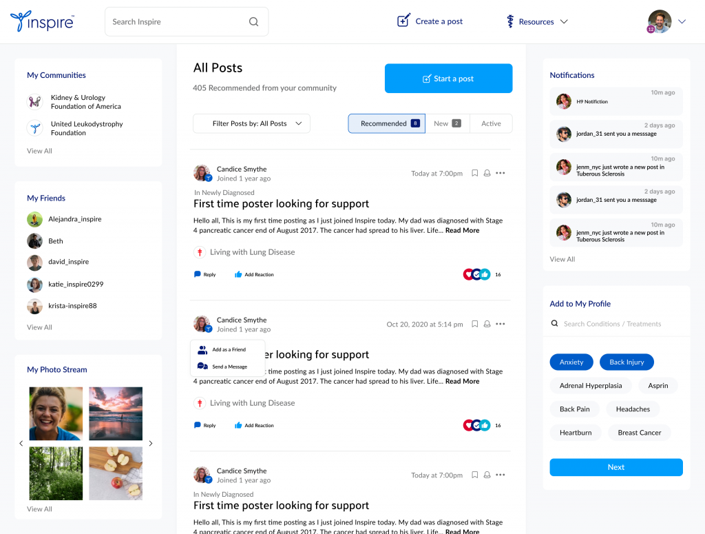 Inspire-Web Redesign – Gregory Kolen – Design Professional